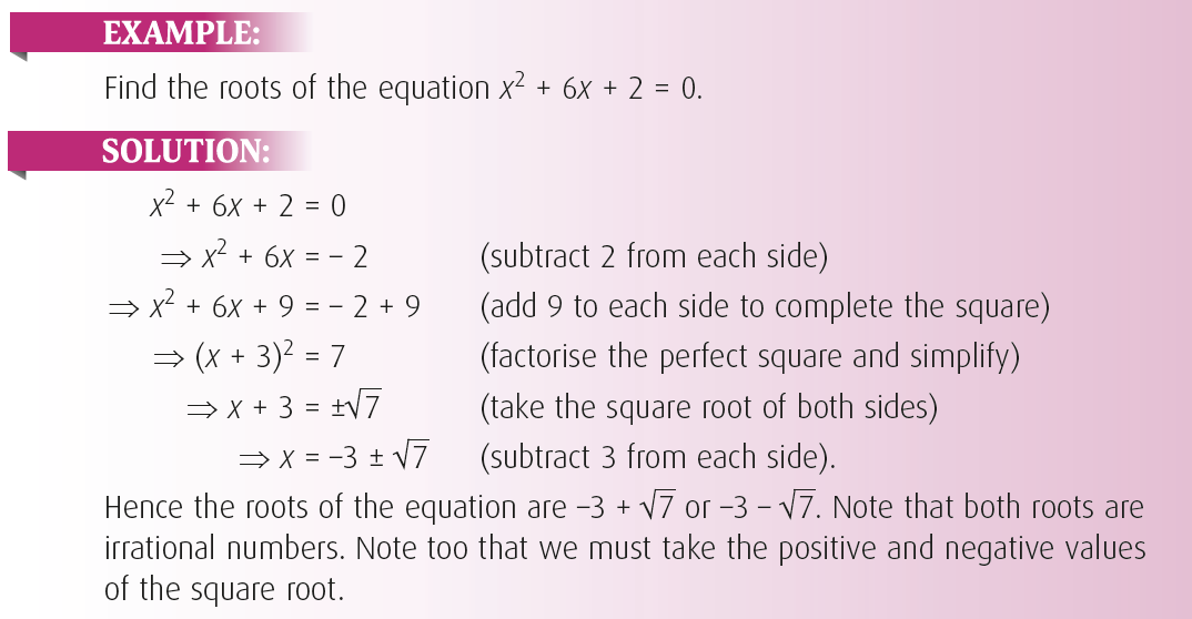Solving Quadratic Functions Using the Formula - Bright Red Digital Zone